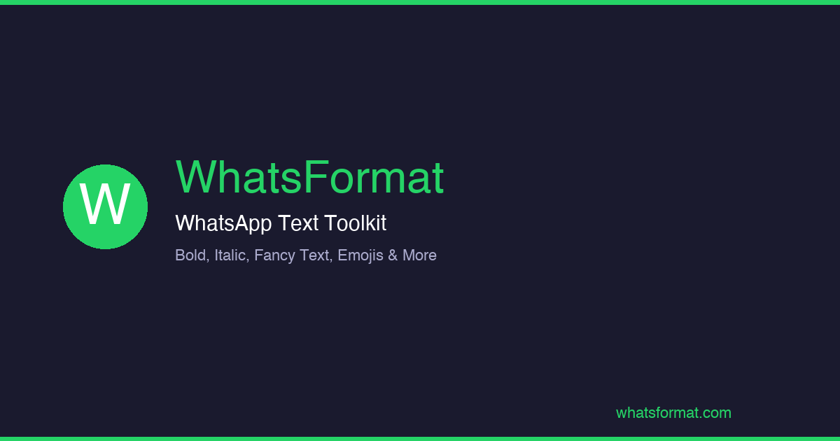 WhatsApp Link Generator - Create Click-to-Chat wa.me Links | WhatsFormat